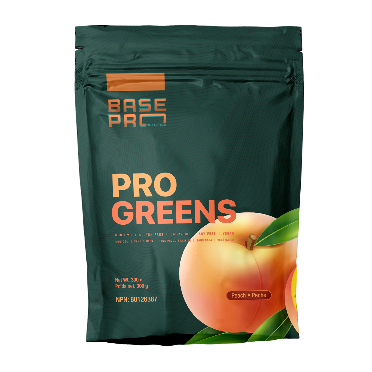 Pro Greens - Peach - 300 grams – Base Pro Nutrition